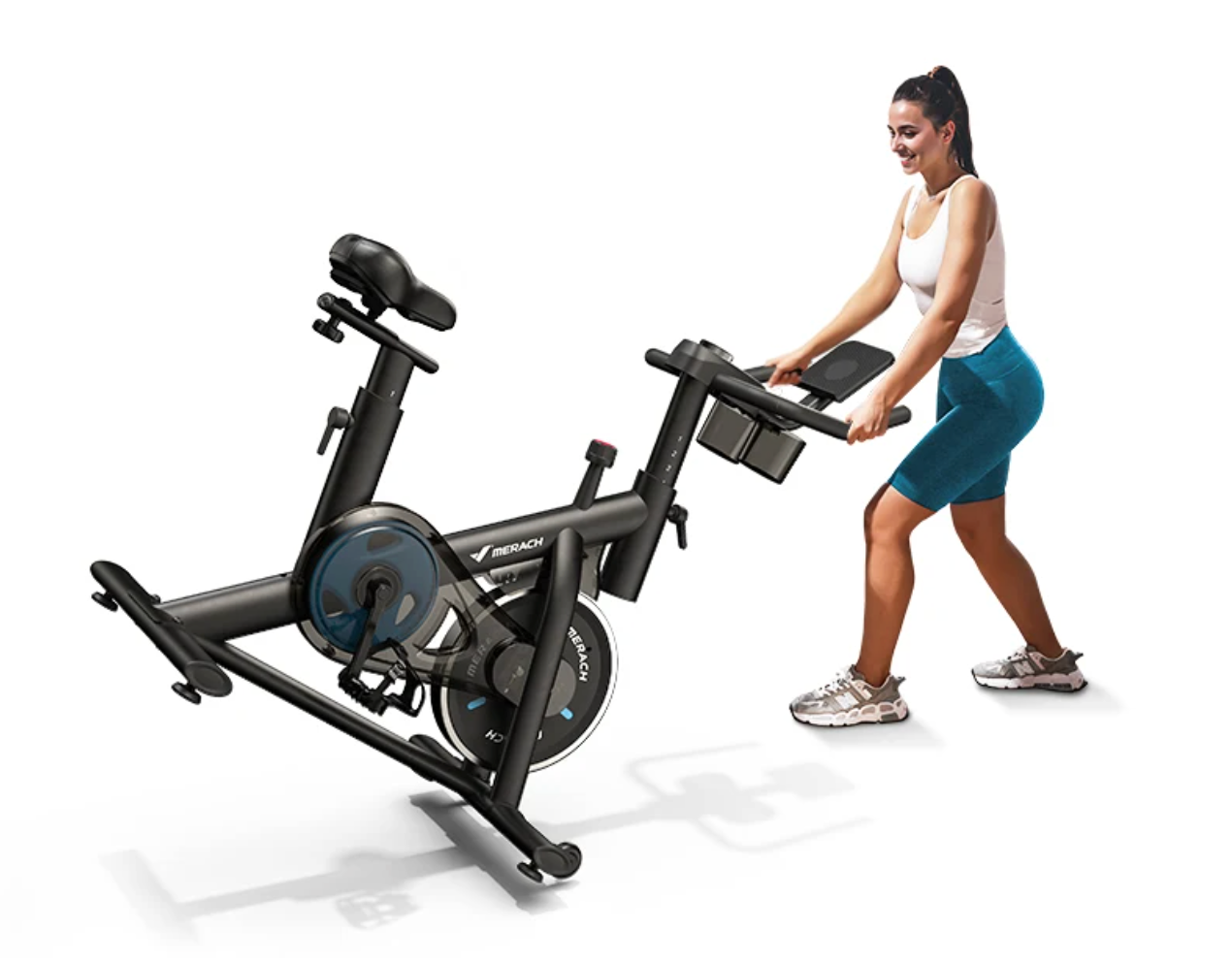 Indoor Cycling Fiets – Remblok Weerstand, LCD Display & Tablet Houder ...